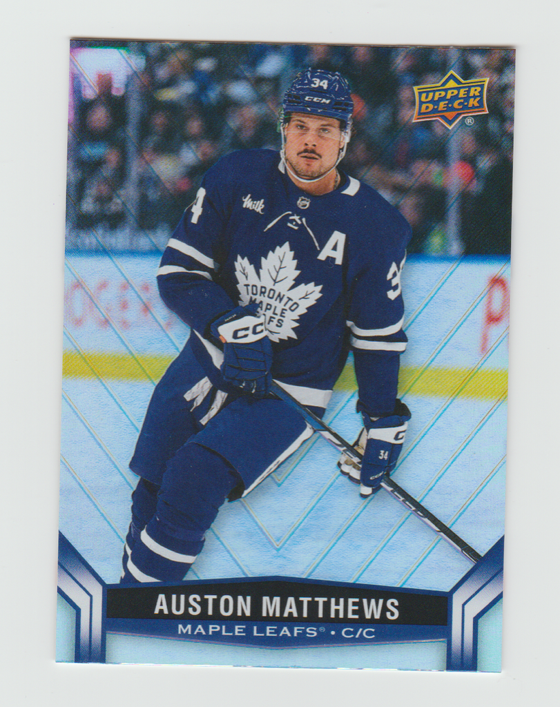 2023-24 Upper Deck Tim Hortons #34 Auston Matthews – Collectivities
