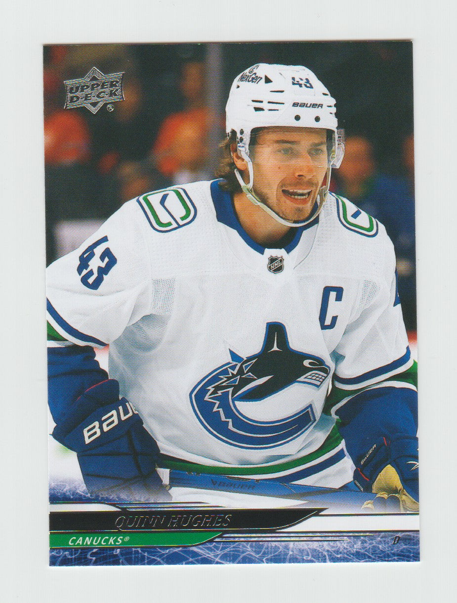 2024-25 Upper Deck #176 Quinn Hughes – Collectivities
