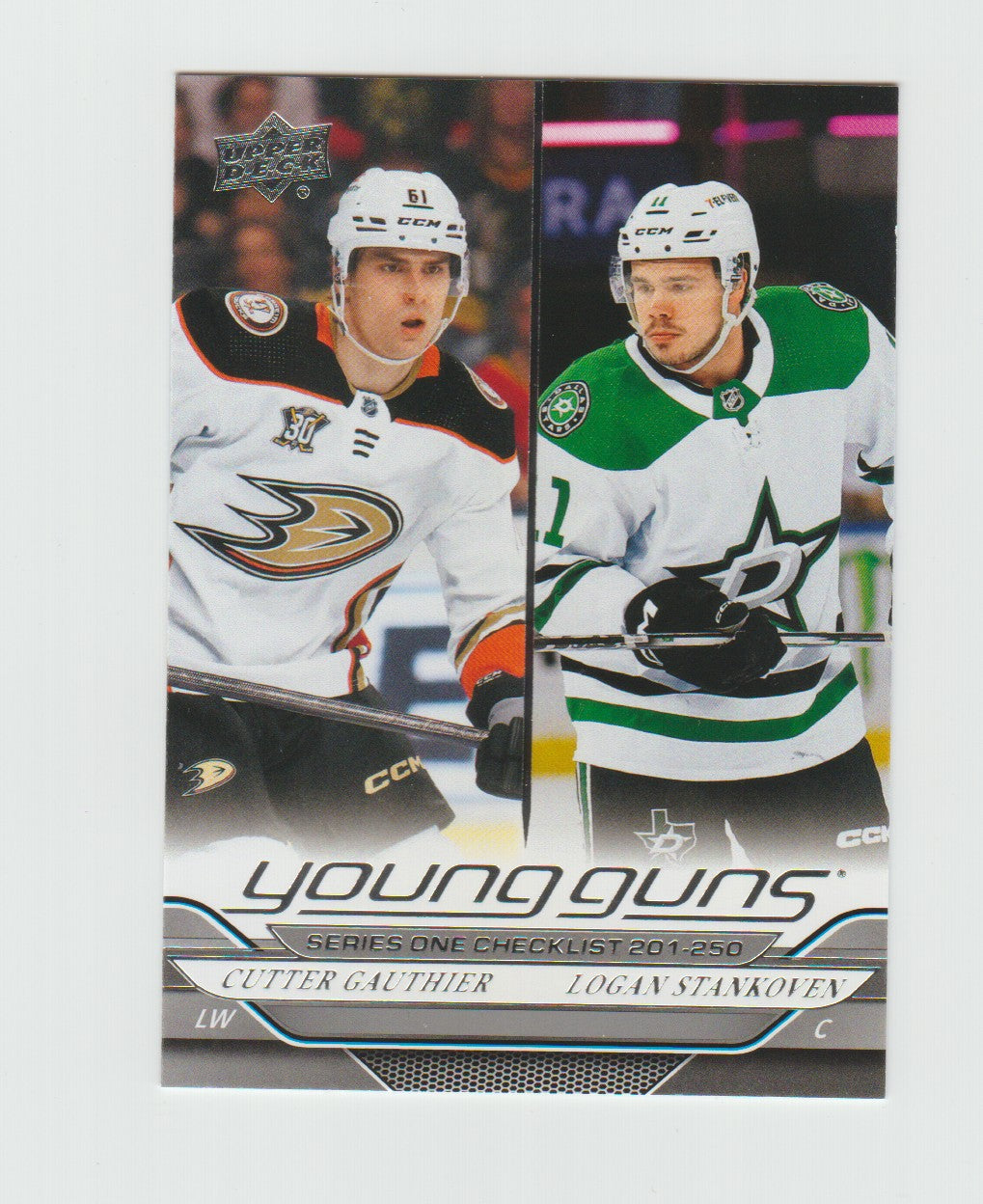2024-25 Upper Deck #250 Young Guns Cutter Gauthier & Logan Stankoven ...