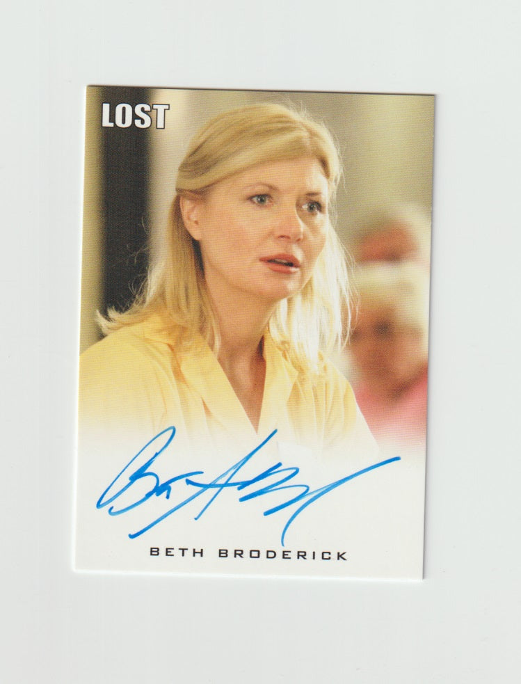 2010 Lost Archives Autographs Beth Broderick as Diane Jansen ...