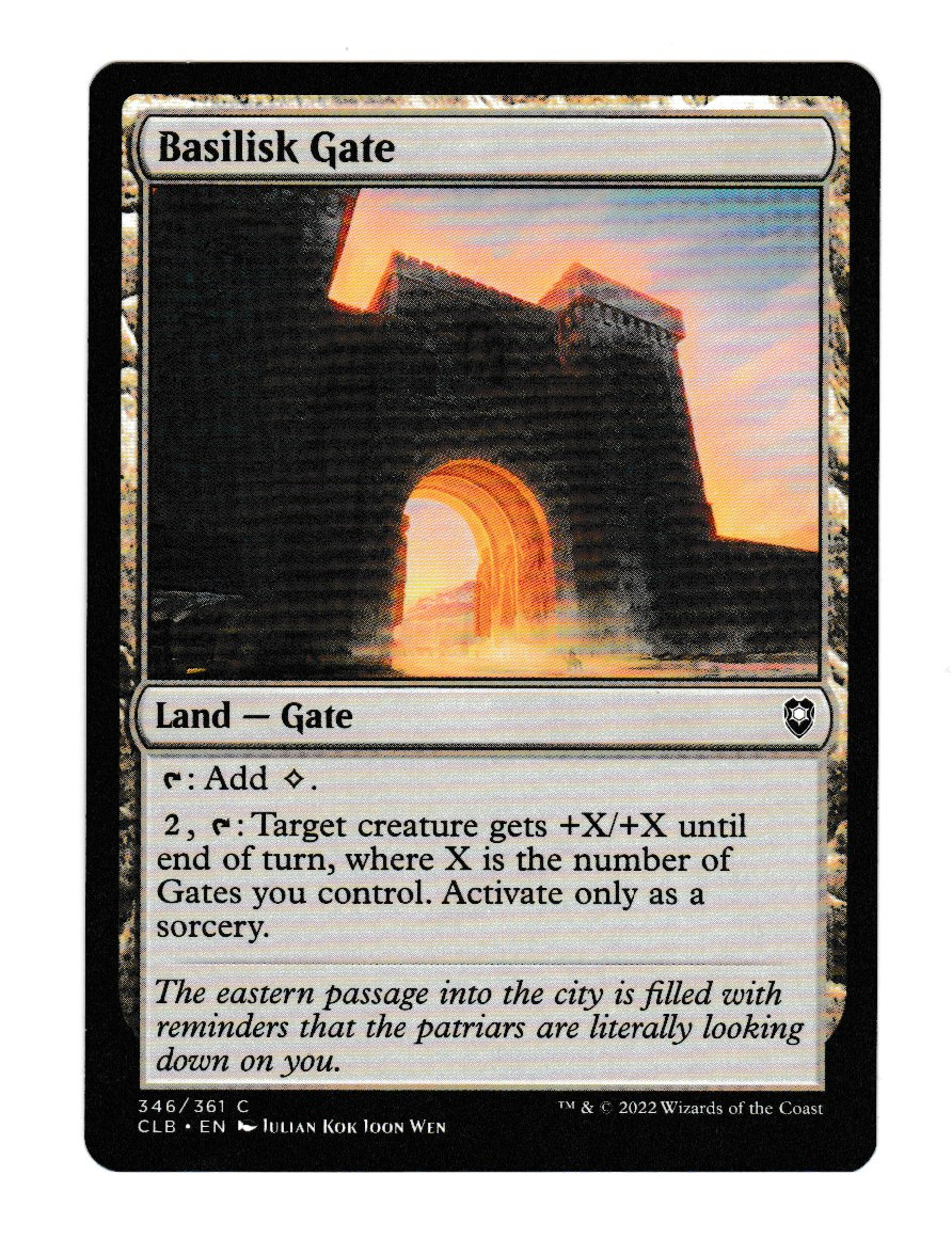 Commander Legends Baldur's Gate Basilisk Gate – Collectivities